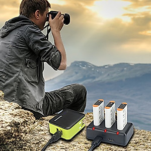 NP-BX1 Newmowa Replacement Battery (3-Pack) and 3-Channel USB Charger Set for Sony NP-BX1 and Sony DSC-RX100,DSC-RX100 II,DSC-RX100M II,DSC-RX100 III,DSC-RX100 IV,DSC-RX100 V/VII,ZV-1