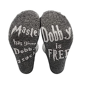 Inmeilifus Novelty Dobby Socks Funny Cotton Knitted Sox Cute Christmas Gift Stocking Stuffers