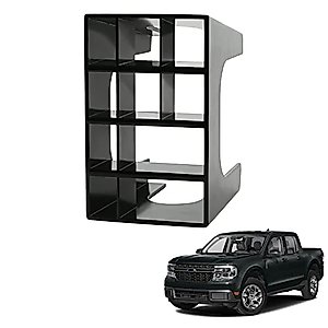 SAPUBK Cubby Grid Phone Mounting Compatible with Ford Maverick 2021 2022 2023 Custom-fit Accessories (Black)
