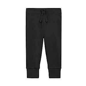 Colored Organics Baby and Kids Unisex Organic Cotton Cuz Jogger Pants - Black - 3-6M