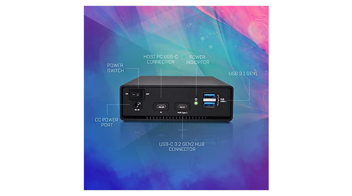 Compatily LV22 16TB External HDD & USB Hub – High-Speed Professional ...