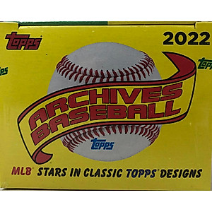 Topps 2022 Archives Baseball Blaster Box - 7 Packs Per Box