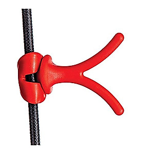 Pine Ridge Archery Wishbone Bow String and Cable Dampener, 14 Grains, Noise, and Vibration Reducer, Compatible with Crossbows and Compound Bows, Black, Pack of 4