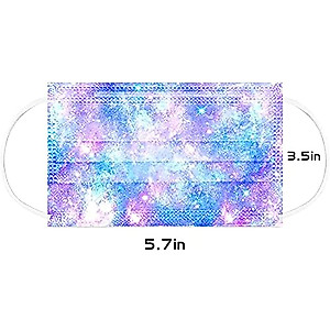 Xesakesi 50 Pack Kids Disposable Face Breathable Dust Filter Mouth Cover Masks with Elastic Ear Loop for Kids