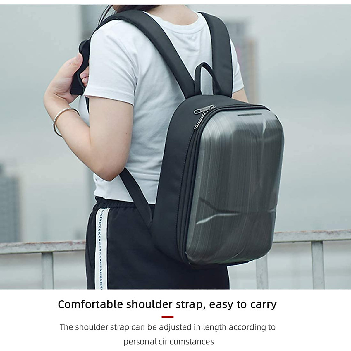 JOYSOG Mavic Mini 2 Bag Case,Hardshell Backpack Waterproof Storage Bag Carrying Case For DJI MINI 2 Drone Controller Accessories