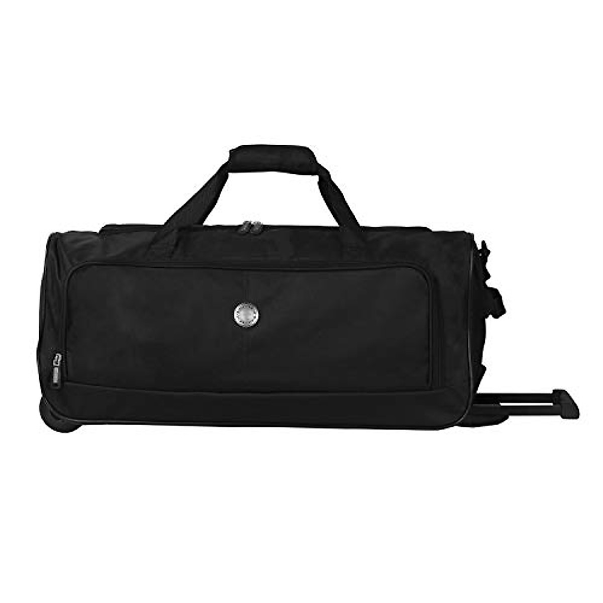 Travelers Club Genova Softside Upright Luggage, Black, 4-Piece Set