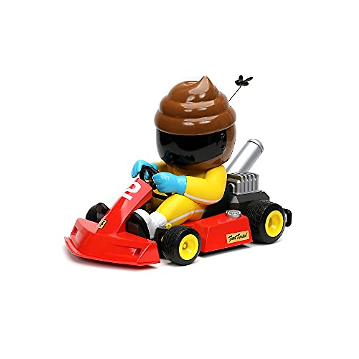 Jada Toys Fart Karts, Remote Control Car, Makes a Variety of Farting Sounds from the Kart, Hilariously Fun Toy, HyperChargers USB Charging Technology, For Ages 6 and up