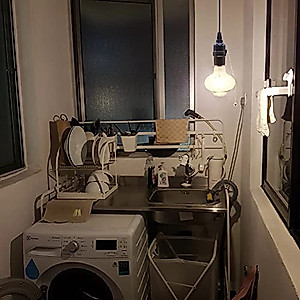 AKASAKI Solar Shed Light, Outdoor Garden Storage Cabin Workshop Garage Patio, Warm White, Day Night Use