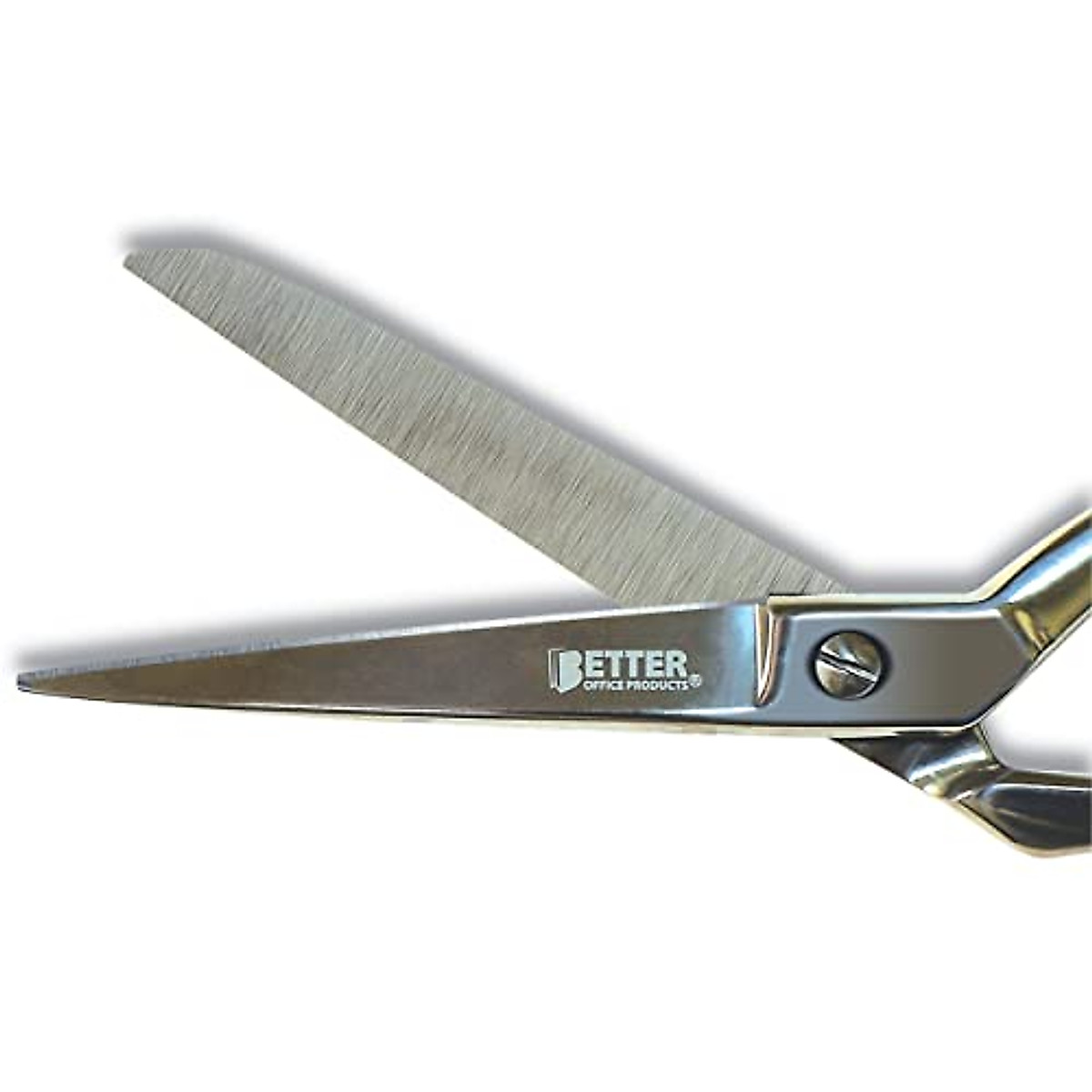 Premium Stainless Steel Sewing Scissors, 8", Ultra Sharp Tailoring Shears, for Dressmaking, Leather Cutting, Fabric, Heavy Duty Fabric Scissors, by Better Office Products