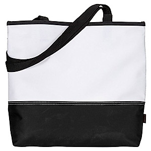 Gemline Encore Shoulder Straps Convention Tote, BLACK, One Size