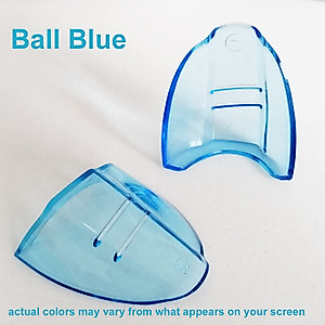 WAHAH 5 Pairs 5 Colors Side Shields for Eyeglasses - Safety Protection Side Shields for Glasses (Transparent, Bronze, Blue, Red, Green)