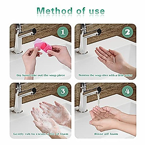 Bamsod 12 Boxes (240 sheets) Soap Paper Sheets Portable Disposable Travel Scented Bath Slice Sheet Foaming Paper Soap Confetti Slide Flakes for Travel and Outdoor …