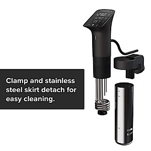 Anova Culinary Sous Vide Precision Cooker Pro, 1200 Watts, Black and Silver