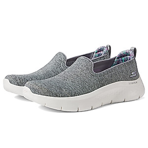 Skechers Women's GO Walk Flex-Clever View Sneaker, Gray, 5