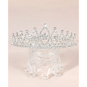 Wecoe Silver Crown for Women Birthday Girls Tiaras and Crowns Princess Queen Crown Wedding Hair Accessories for Brides 21st 16th 50th 40th 30th 60th Happy Birthday Decorations Gifts for Women