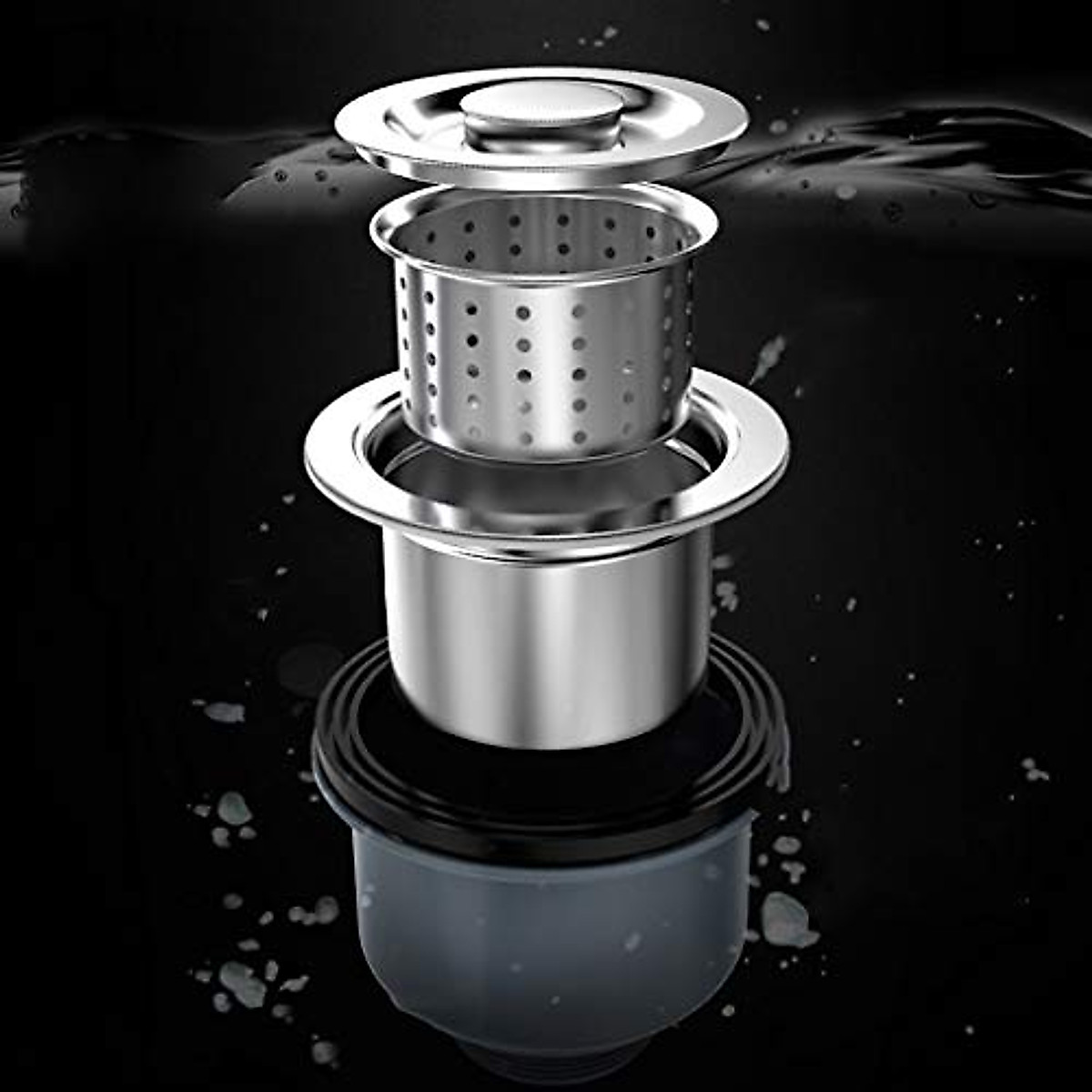 YNIYUJK Kitchen Sink Stainless Steel Sink Large Single-bath Kitchen Sink Under Counter Basin Sink Large-capacity Vegetable Sink Brushed Single-bath Sink Bar Sink