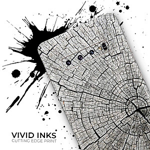 DesignSkinz Aged Cracked Tree Stump Core Protective Vinyl Decal Wrap Skin Cover Compatible with The Samsung Galaxy S20 (Screen Trim & Back Glass Skin)