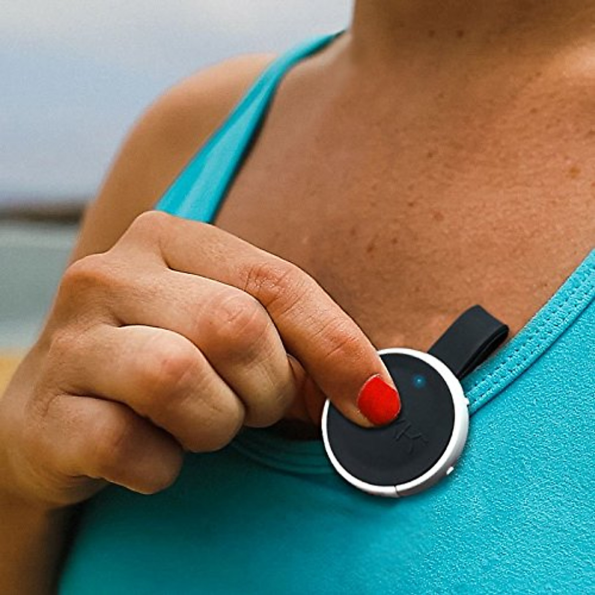 TOKK Smart Wearable Assistant Hands-Free Bluetooth Speaker Phone, Red