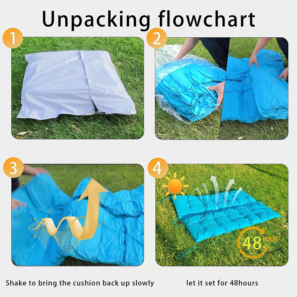 kgitpve Porch Swing Cushions, 2-3 Seater Waterproof Bench Cushion, Outdoor Swing Cushions with Ties, for Outdoor Patio Garden Furniture(42"x40"x5", Dark Green)