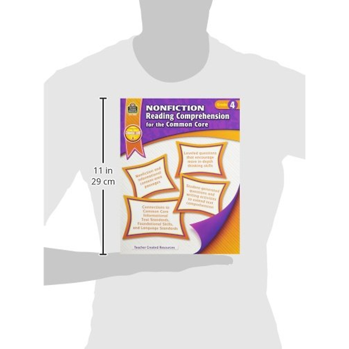 Teacher Created Resources Nonfiction Reading Comprehension for the Common Core Book, Grade 4