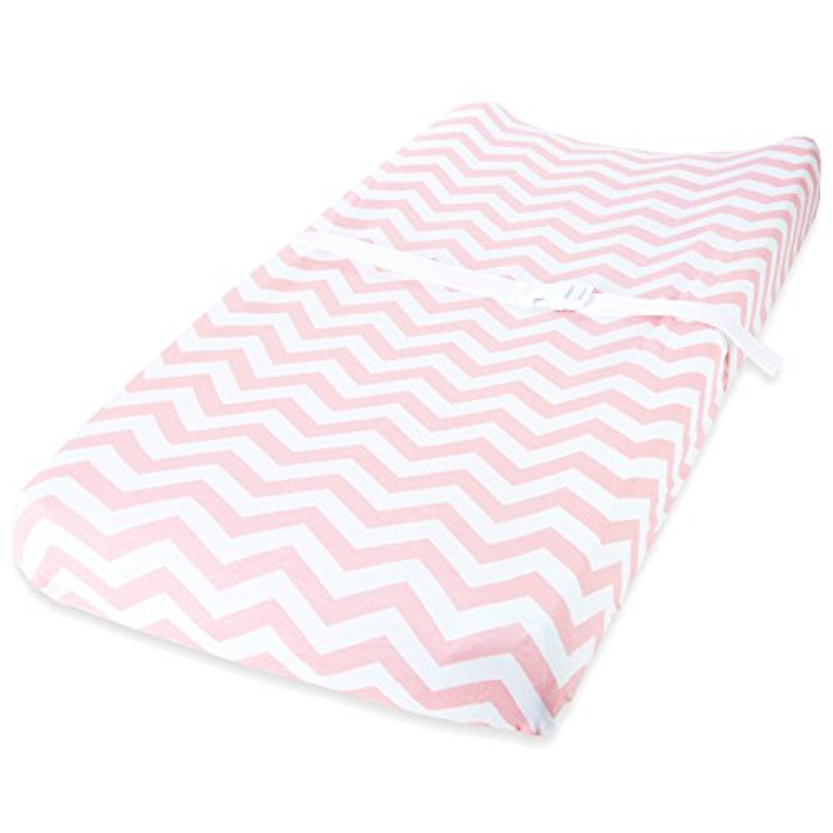 Cuddly Cubs Changing Pad Covers – 2 Pack – Snuggly Soft Plush Cotton Changing Table Covers for Girl – Fits Perfectly on Summer Infant and Other 16 x 32" Baby Changing Table Pads – Pink