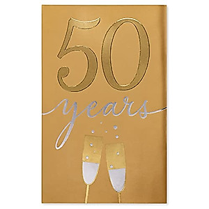 American Greetings 50th Anniversary Card for Couple (Beautiful and Lasting)