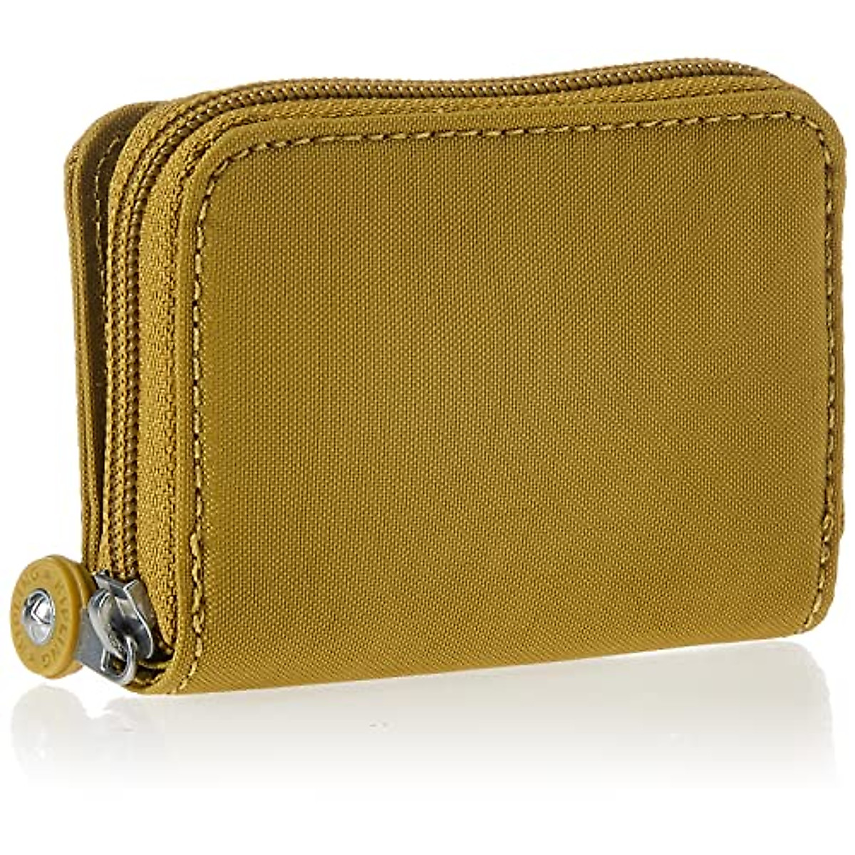 Kipling Womens Women's Tops Wallet, Compact, Practical, Nylon Travel Card Holder Wallet, Pear Chartreuse 360, 3 L x 4.125 H 1 D US