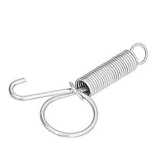 20Pcs Rabbit Cage Door Fixing Plate Metal Finger Spring Lock Hook Multifunctional Cage Door Spring Hook Used to Fix Rabbit Pet Cage Door Farm (Large)