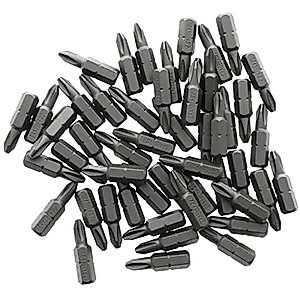 Grabber #2 Reduced Phillips Drywall Screw Driver Bit Tips (50-Pack)
