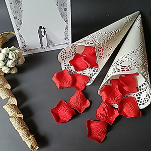 DECORA 180 Pieces White Round Paper Lace Doilies for Birthday Party and Wedding Tablewear Decoration 3.5inch,4.5inch,5.5inch