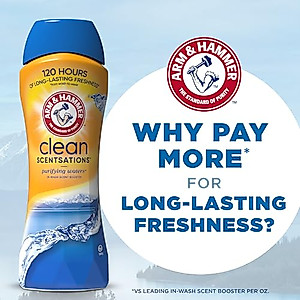 Arm & Hammer In-Wash Scent Booster, Purifying Waters, 24 oz, Pack of 4