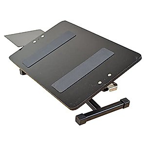 KT3 Ergonomic Computer Keyboard Stand Adjustable Height Angle Negative Tilt for standing up raise keyboards to standing height sit stand up on desk riser holder tray platform lift above desk black