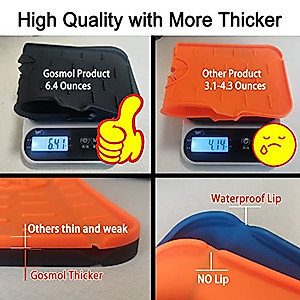 Kitchen Faucet Sink Splash Guard, Silicone Water Catcher Mat – Sink Draining Pad Behind Faucet, Grey Rubber Drying Mat for Kitchen & Bathroom Countertop Protect