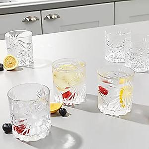 RCR Oasis Crystal Short Whisky Water Tumblers Glasses, 320 ml, Set of 6, 23 x 15.5 x 15.5 cm