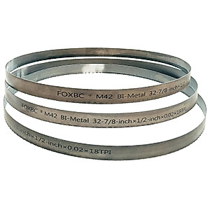 FOXBC 32-7/8 Inch Bandsaw Blade 18 TPI for DeWalt DCS371B Portable Band Saw, Replace DW3983C, 32-7/8-Inch .020-Inch 18 TPI, 3-Pack