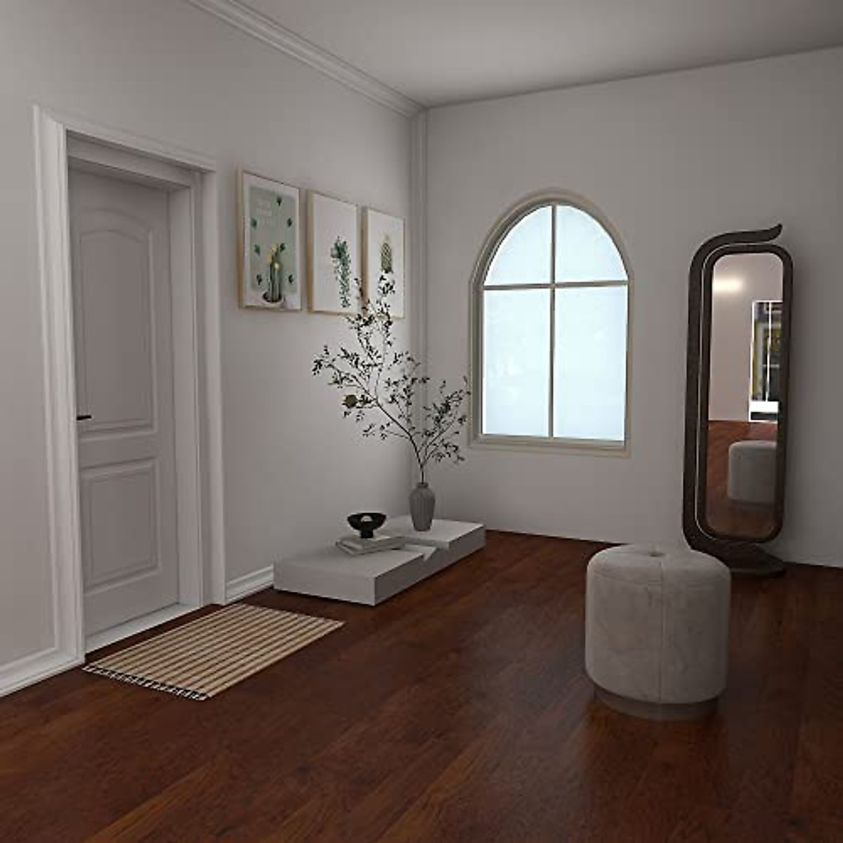 Eco Crave 2x3 Ft Small Jute Natural Area Rug, 100% Hand Woven Rug for Indoor Front Entrance Kitchen & Bathrooms, Low-Pile Floor Carpet, Premium Quality Home Decor.