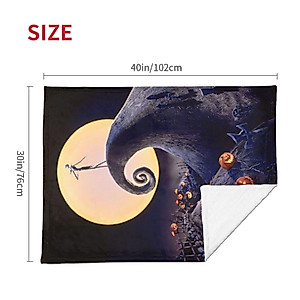 Halloween Unisex Baby Blanket Super Soft Reversible Nursery, Swaddle Stroller Infant & Toddler Bedding for Kids 30 x 40 Inch(76x102cm)