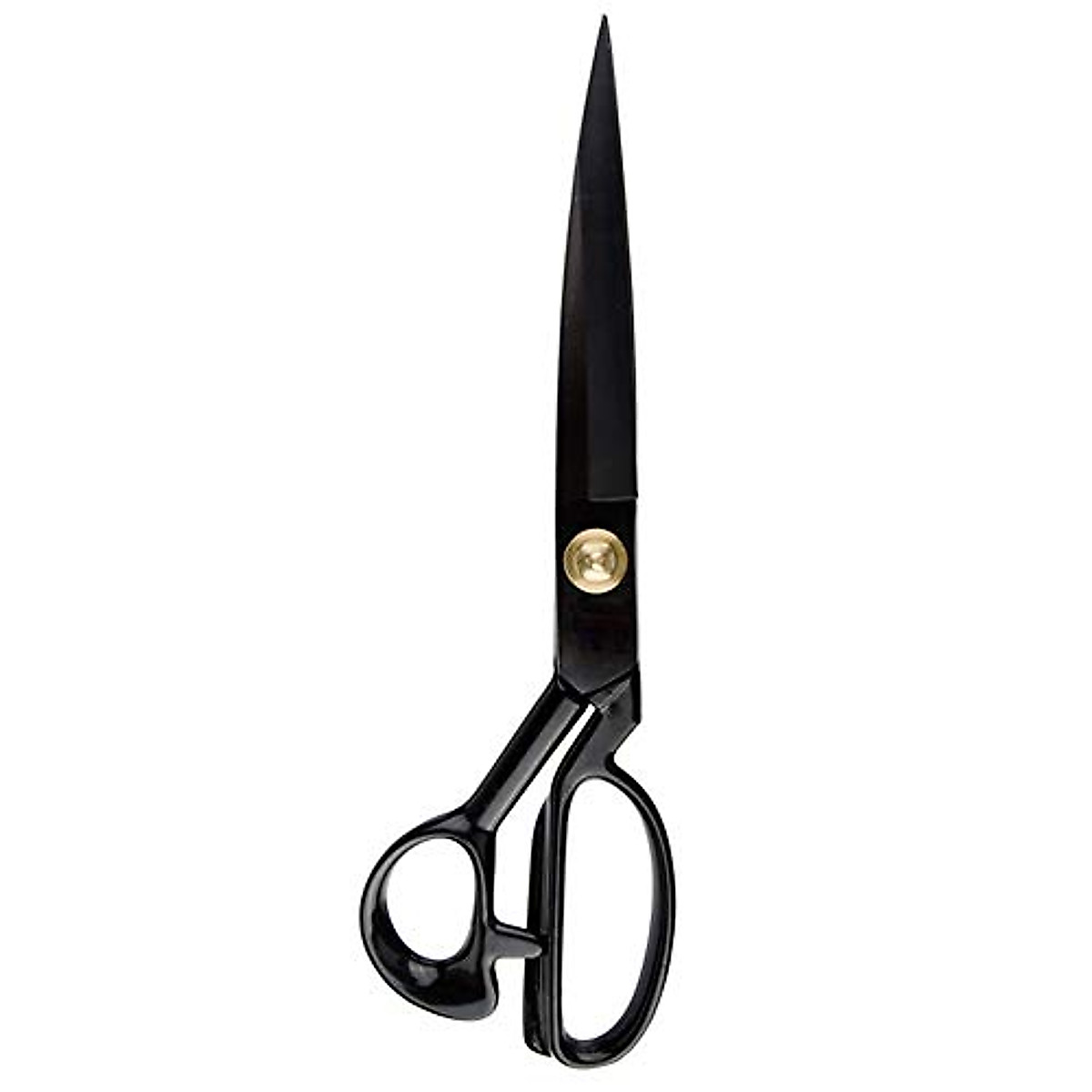 LNKA Sewing Scissors for Fabric Black Professional Heavy Duty Tailor Scissor Industrial Strength High Carbon Steel Shears for Leather Paper Sewing Craft Artists Students Dressmakers (12 Inch)