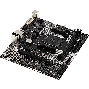 ASRock AMD Ryzen AM4 Compatible with A320 Chip MicroATX Motherboard A320M-HDV R4.0