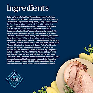 Blue Buffalo Basics Grain-Free Dry Cat Food, Skin & Stomach Care, Limited Ingredient Diet for Indoor Cats, Turkey & Potato Recipe, 5-lb. Bag