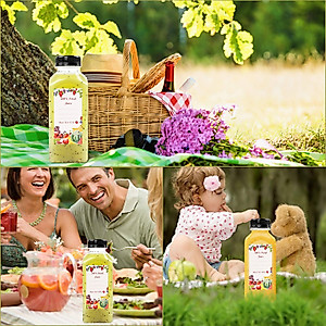 SUPERLELE 20pcs 12oz Empty Plastic Juice Bottles with Caps, Reusable Water Bottles, Clear Bulk Drink Containers with Black Tamper Evident Lids for Juicing, Smoothie, Drinking and Other Beverages