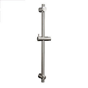 HAMOLER 24 Inch Shower Slide Bar with Adjustable Shower Holder Stainless Steel Wall Mount Sliding Bar, Brushed Nickel
