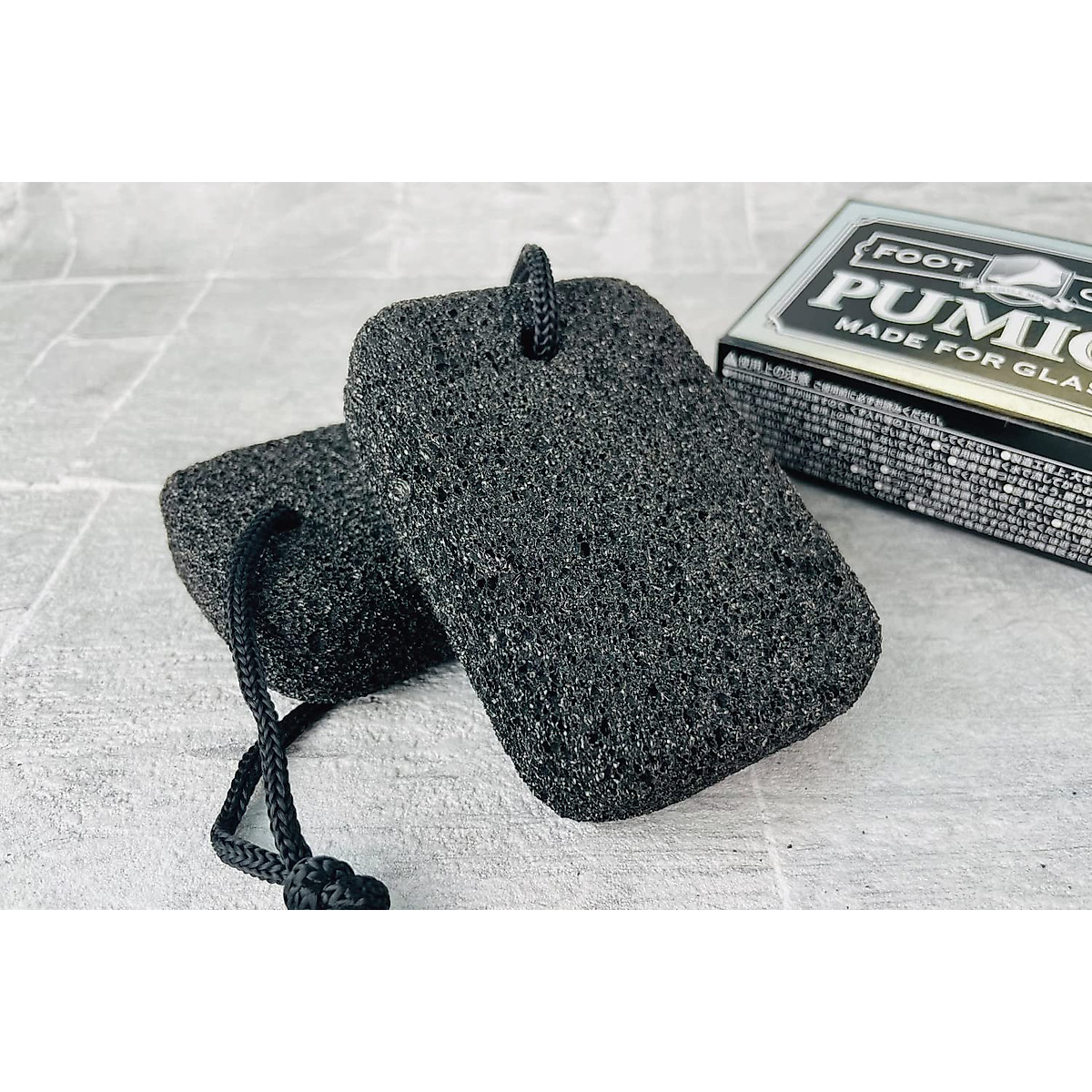Super Hard Pumice Stone for Feet, Body, Hands [Designed in Japan] Foam Glass-made Pumice Stone for Hard and Tough Callus and Dead Skin