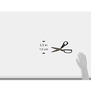 kai 8" Shears, Grey/Black