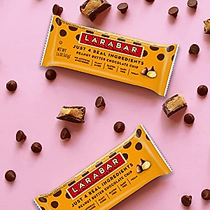 LÄRABAR Peanut Butter Chocolate Chip, Gluten Free Fruit & Nut Bar, 16 Ct
