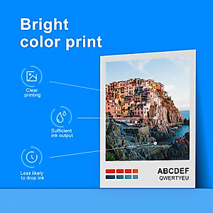 MYCARTRIDGE Remanufactured Ink Cartridge Replacement for Epson 822XL 822 XL T822XL Fit for Workforce Pro WF-4830 WF-3820 WF-4834 WF-4820 Printer (Black, Cyan, Yellow, Magenta, 4-Pack)