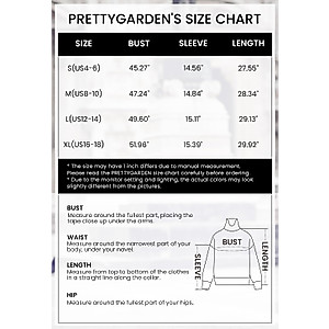 PRETTYGARDEN Women's Fall Oversized Turtleneck Sweater Casual Long Sleeve Chunky Knit Pullover Winter Tops Blouse (Black,Large)