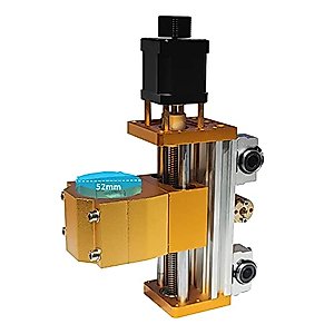 ANNOYTOOLS CNC Aluminum Z Axis Spindle Motor Mount,85mm Stroke,300-500W Spindle Holder,52mm Diameter for 3018 Pro/3018-PROVer/3018-MAX