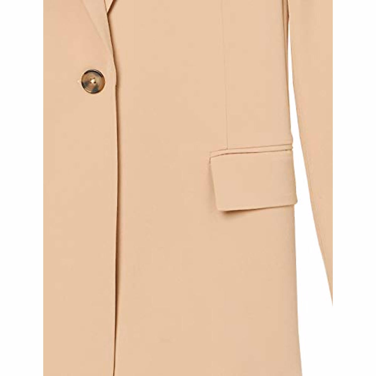 The Drop Women's Blake Long Blazer, Praline, Small