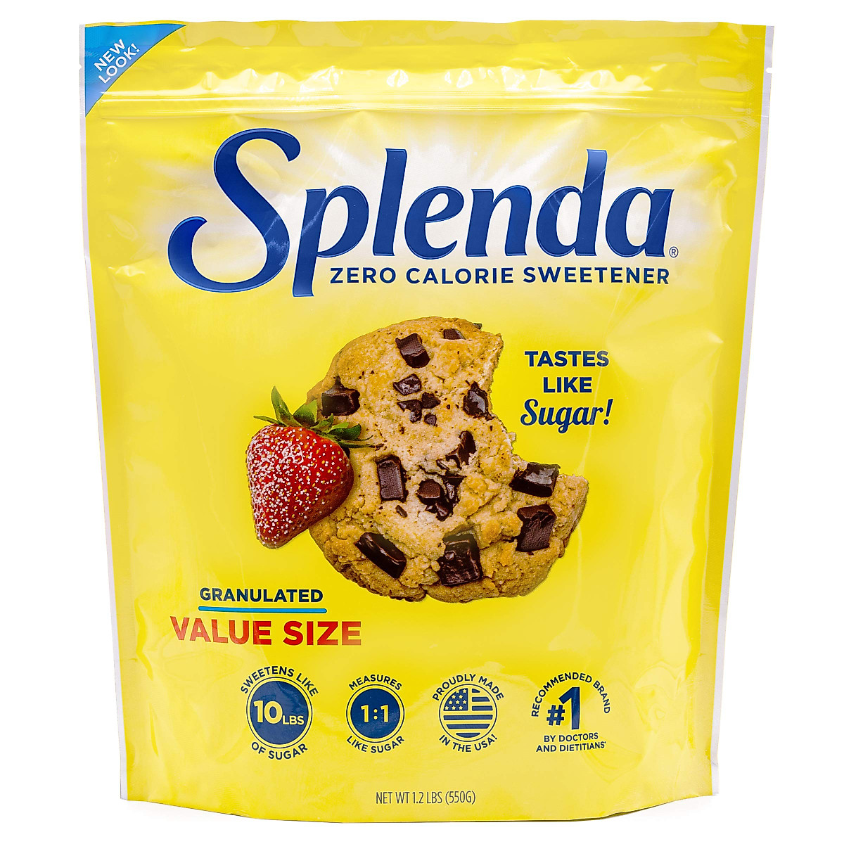 Splenda No Calorie Sweetener, Granulated, 1.2-Pound Bag